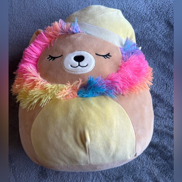 Squishmallows | Toys | 8 Inch Rainbow Mane Leonard The Lion ...